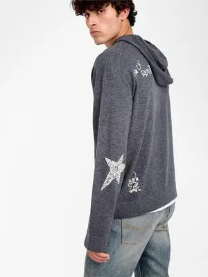 Zadig&Voltaire Hooded Sweater With Embroidery