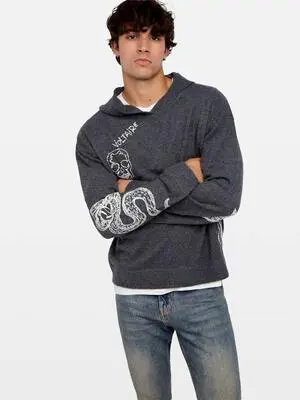 Zadig&Voltaire Hooded Sweater With Embroidery