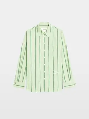 Zadig&Voltaire Morning Striped Cotton Shirt - Anis