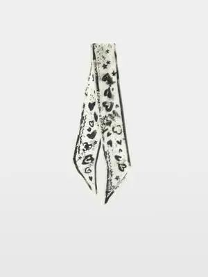 Zadig&Voltaire Jessie Silk Scarf Flash