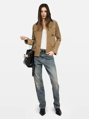 Zadig&Voltaire Veram Jacket - Cookie