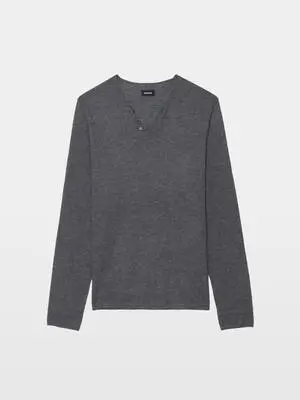 Zadig&Voltaire Monastir Cashmere Sweater - Charcoal