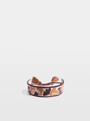 Zadig&Voltaire Woven Heart Bracelet - Flame