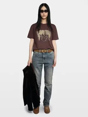 Zadig&Voltaire Edwin Rhinestone Graphic T-shirt