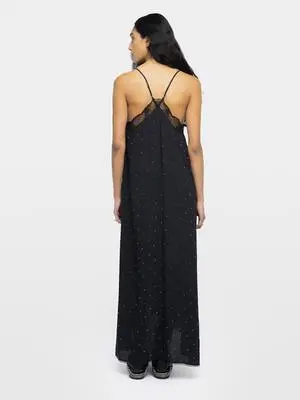 Zadig&Voltaire Risty Diamanté Maxi Dress