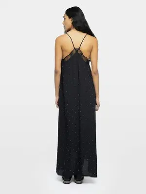 Zadig&Voltaire Risty Diamanté Maxi Dress