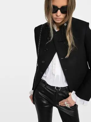 Zadig&Voltaire Verysa High Collar Blazer