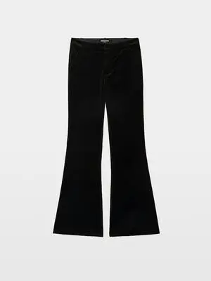 Zadig&Voltaire Prevy Velvet Pants - Dark Chocolate