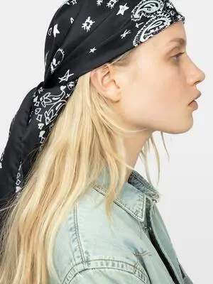 Zadig&Voltaire Debbie 85 Scarf - Black