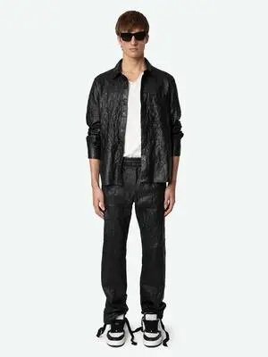 Zadig&Voltaire Serge Leather Shirt