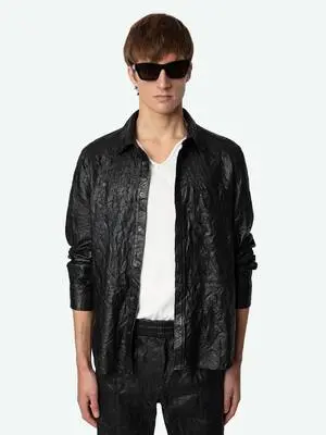 Zadig&Voltaire Serge Leather Shirt