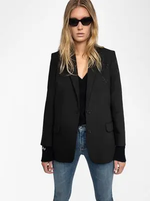 Zadig&Voltaire Viva Strass Star Jacket