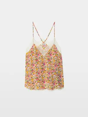Zadig&Voltaire Christy Floral Camisole - Ecru