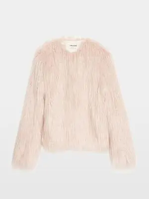 Zadig&Voltaire Curly Faux Fur Coat - Bebe