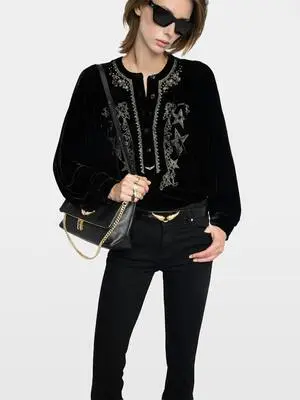 Zadig&Voltaire Tigy Velvet Blouse