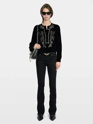 Zadig&Voltaire Tigy Velvet Blouse