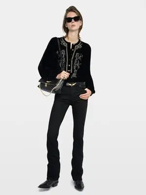 Zadig&Voltaire Tigy Velvet Blouse