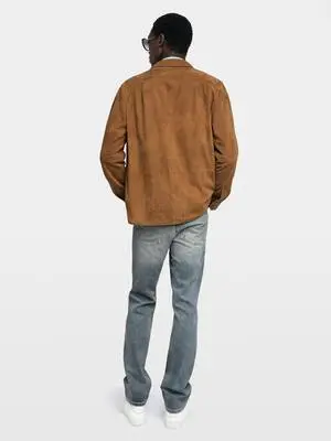 Zadig&Voltaire Sergy Suede Leather Shirt