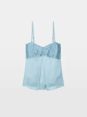 Zadig&Voltaire Cippie Satin Camisole - Sky