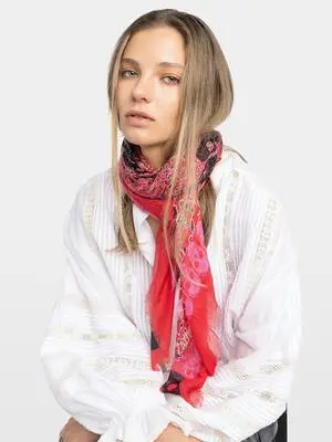 Zadig&Voltaire Kerry Garden 135 Scarf - Lady
