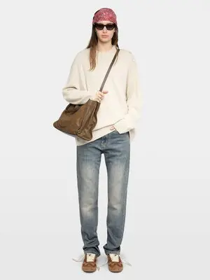 Zadig&Voltaire Wool And Cashmere Jeweled Button Sweater