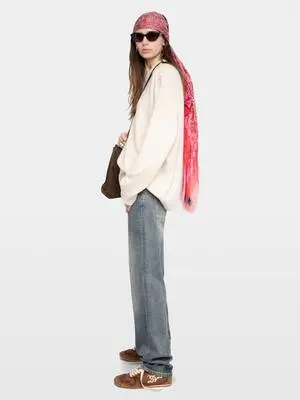 Zadig&Voltaire Wool And Cashmere Jeweled Button Sweater