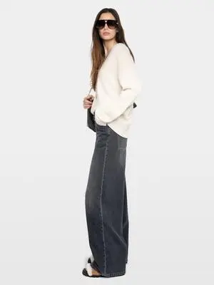 Zadig&Voltaire Mikyz Embellished Cashmere Sweater - Eggshell