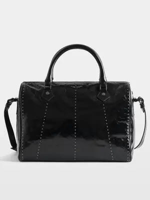 Zadig&Voltaire Studded Leather Medium Bag
