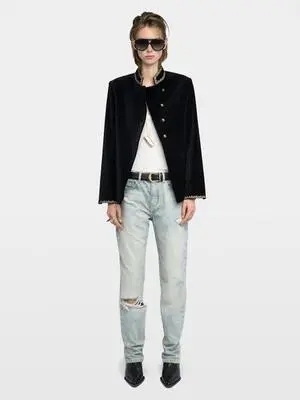 Zadig&Voltaire Verysa Velvet Blazer