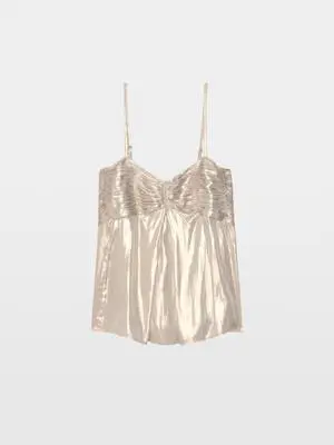 Zadig&Voltaire Cippie Satin Camisole - Gold