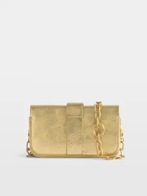 Zadig&Voltaire Kate Vintage Metal Wallet - Gold