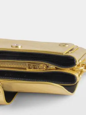 Zadig&Voltaire Kate Vintage Metal Wallet - Gold