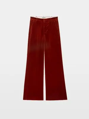 Zadig&Voltaire Pano Velvet Pants - Burn
