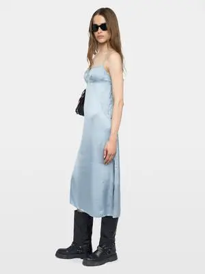 Zadig&Voltaire Rialta Satin Midi Dress