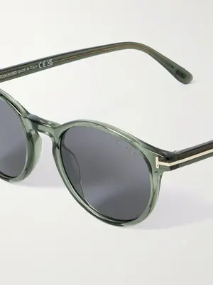 TOM FORD Prescott Round-frame Sunglasses