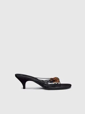 REFORMATION Jessica Heeled Thong Sandal