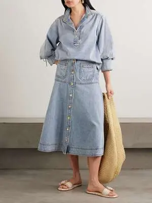 Zimmermann Denim Blouse