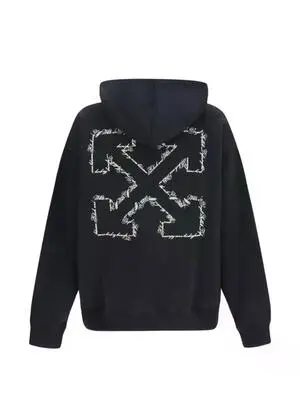 Off-White Arrow Graphic Hoodie - Black