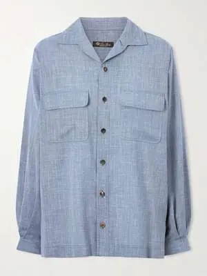 Women's Linen Blend Button-Up Shirts