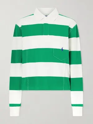 Women's Rugby Stripe Polo Shirts
