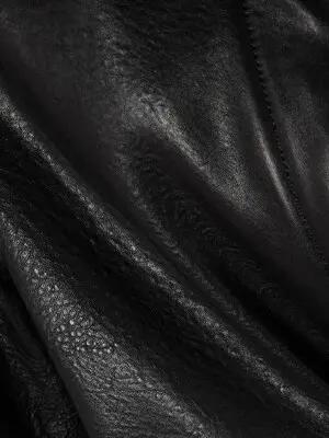 Nour Hammour Ansel Oversized Textured-leather Jacket