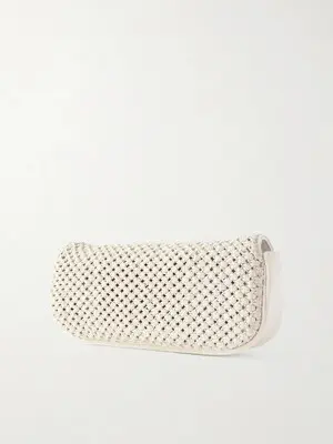 Polo Ralph Lauren Bellport Woven Leather Clutch