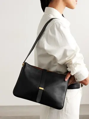 NILI LOTAN Jane Leather Shoulder Bag