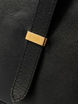 NILI LOTAN Jane Leather Shoulder Bag - Black