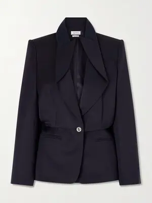 Alexander McQueen Wool Blazer - Blue