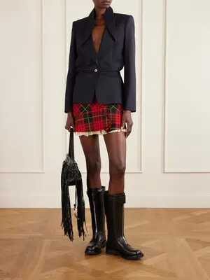 Alexander McQueen Wool Blazer - Blue