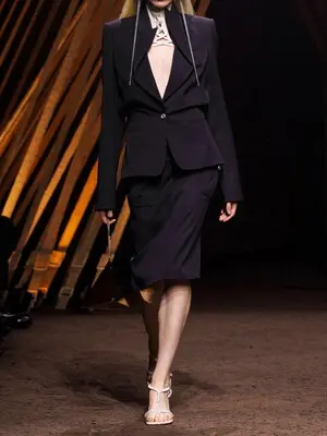 Alexander McQueen Wool Blazer - Blue