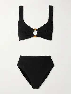 Hunza G Nadine Original Crinkle Bikini - Black