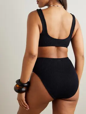Hunza G Nadine Original Crinkle Bikini - Black