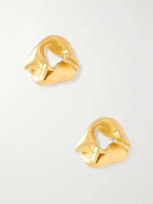 Completedworks Notsobig Scrunch Vermeil Earrings - Gold